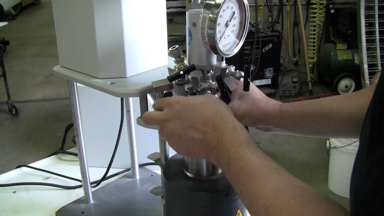 Parr Reactor Chemical model 4561 4842 - YouTube