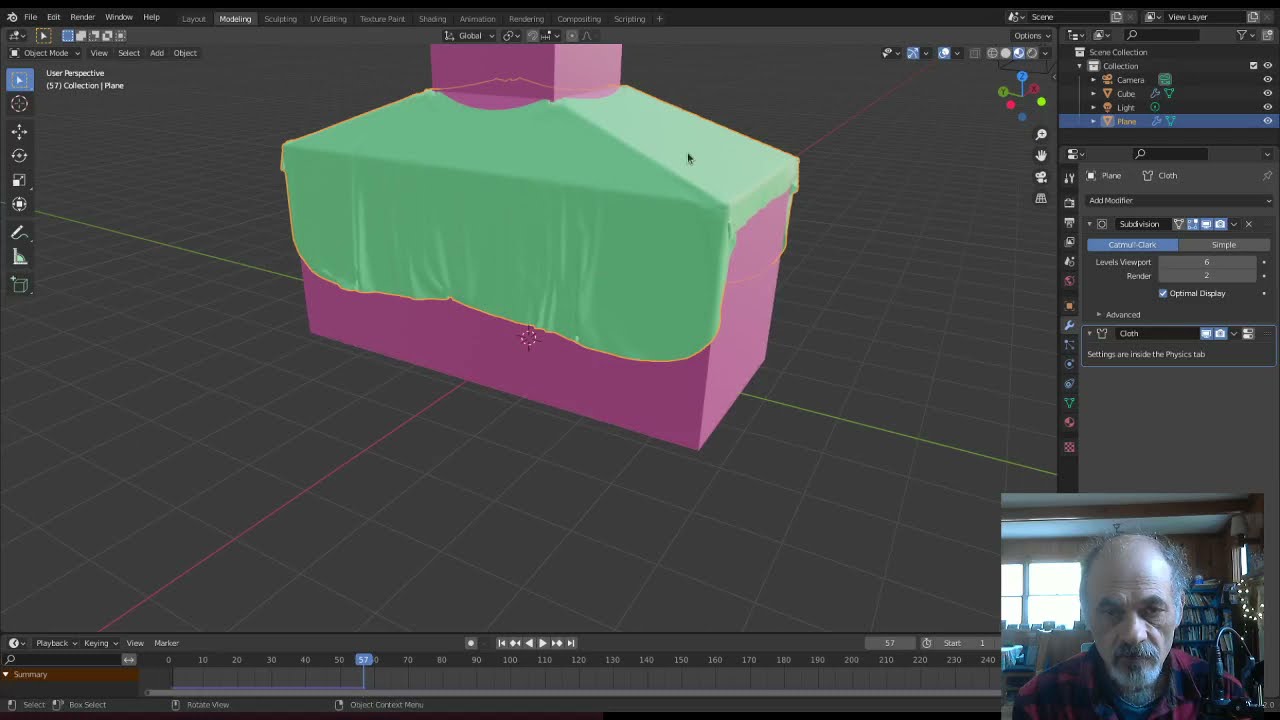 Making a simple poncho on Blender 2.9x - YouTube