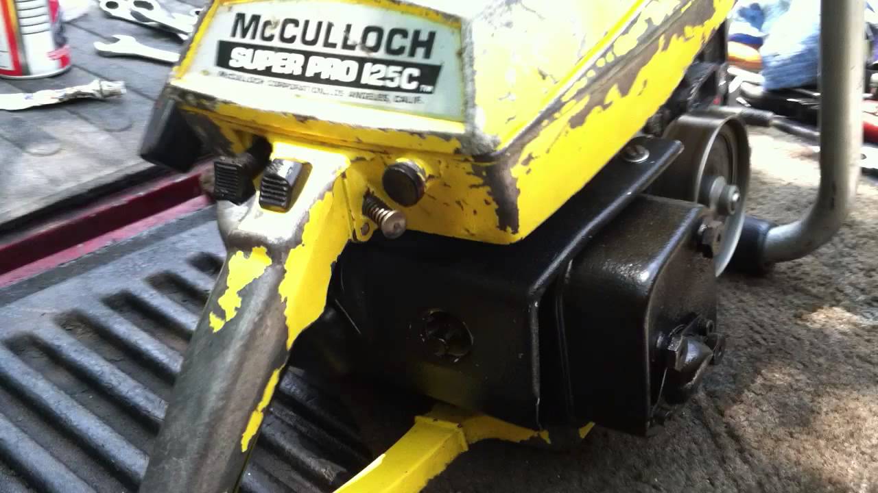 Sawmandave Mcculloch 125 Chainsaw - YouTube