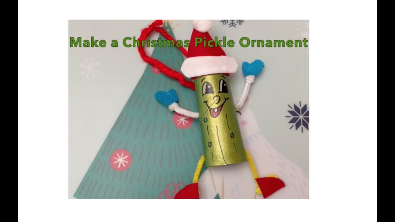Make a Christmas Pickle Ornament - YouTube