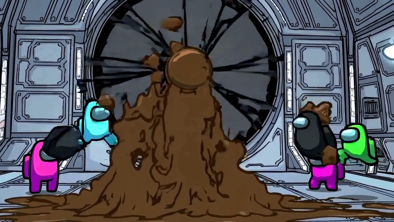 AMONG US POOP! / 3456 / IMPOSTOR POOPED EVERYWHERE! / THE FUNNIEST ...