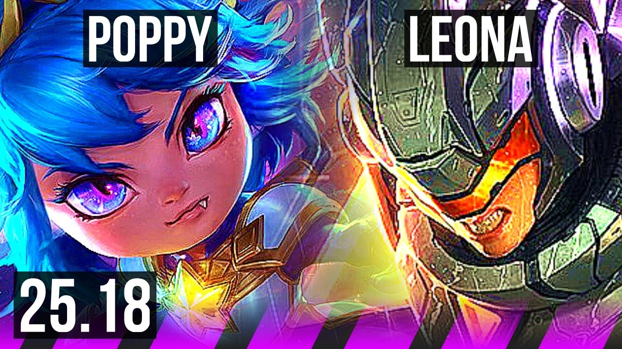 POPPY & Kog'Maw vs LEONA & Ziggs (SUP) | 12/1/8, Legendary | NA ...