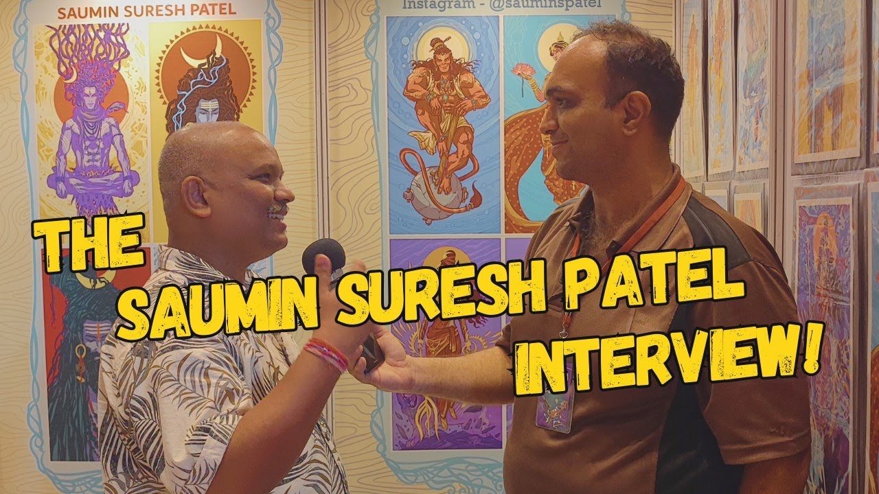 Saumin Suresh Patel Interview | Comic Con Mumbai 2024 - YouTube