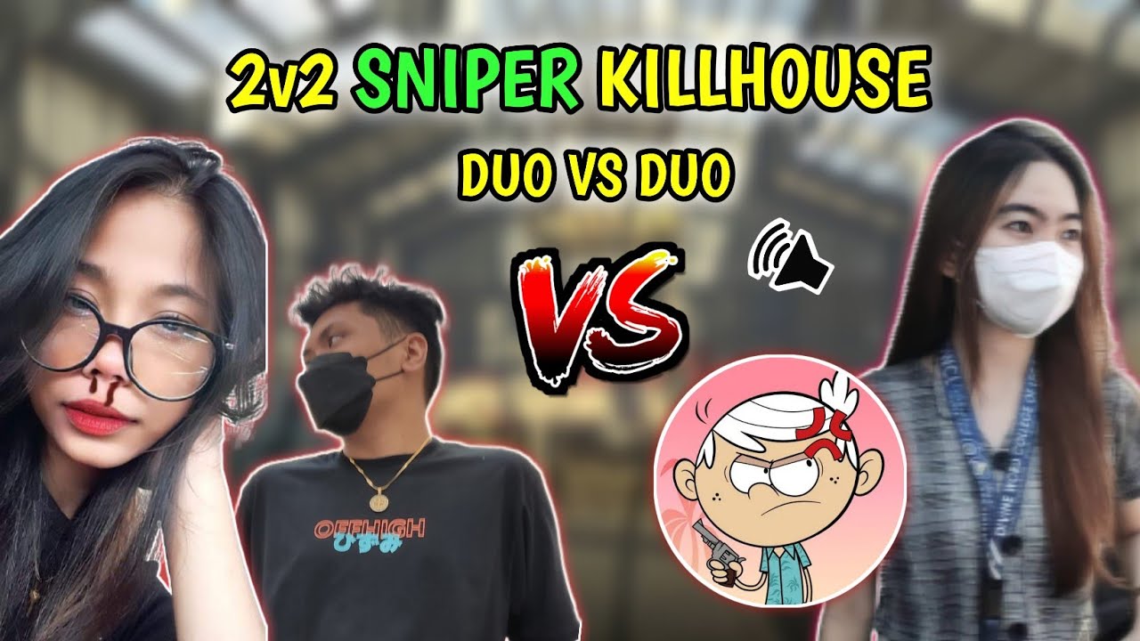 2v2 SNIPER RUSH SENPAI KADUO VS MY KADUO AND ME KILL HOUSE SNIPER! CALL ...