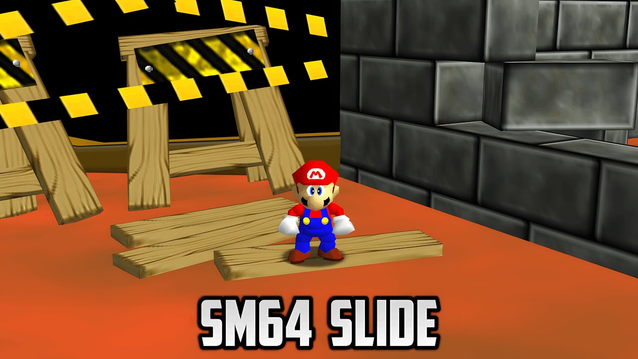 ⭐ Super Mario 64 - SM64 Slide - YouTube