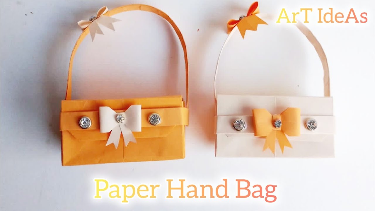 New Craft Ideas | Amazing Paper Bag Ideas | School Craft Ideas | Hand ...