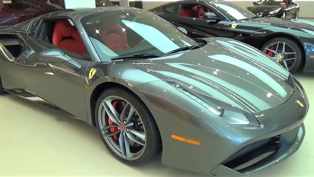 FERRARI 488 SPIDER AT FERRARI OF CENTRAL NEW JERSEY (EDISON NJ) GRAY ...