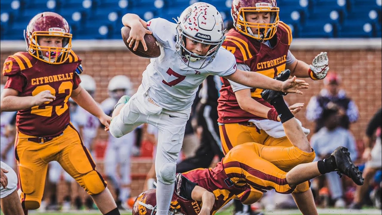 Hudson Ingram 2024 Highlights QB/LB C/O 2033 4th grade/9u Season - YouTube