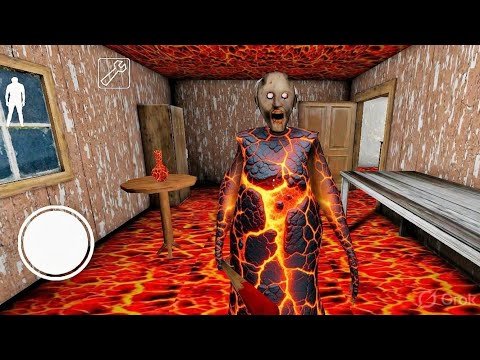 Granny Game Horror Escape Gameplay | Lava In Granny House 🌋😱 Ep4 