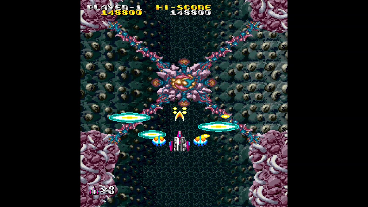 [ARCADE GAME] ARMED FORMATION 日本物產 1988 ARCADE GAME - YouTube