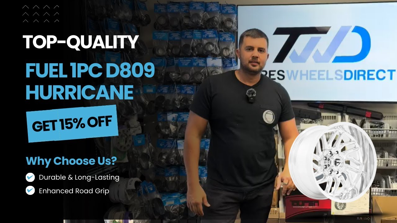 Fuel D809 Hurricane 22x12 Wheels | Polished Milled | Tires and Wheels ...