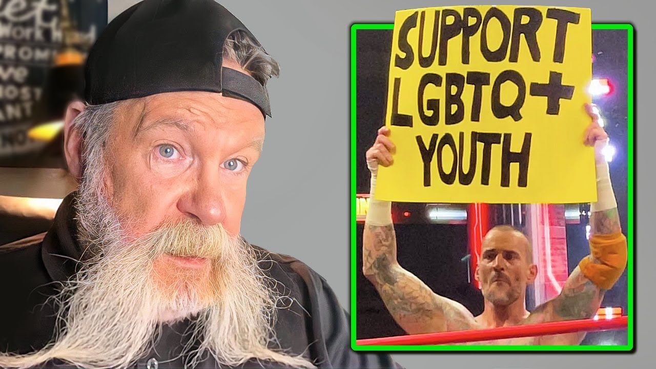 Dutch Mantell on CM Punk "Support LGBTQ+ Youth" Sign - YouTube