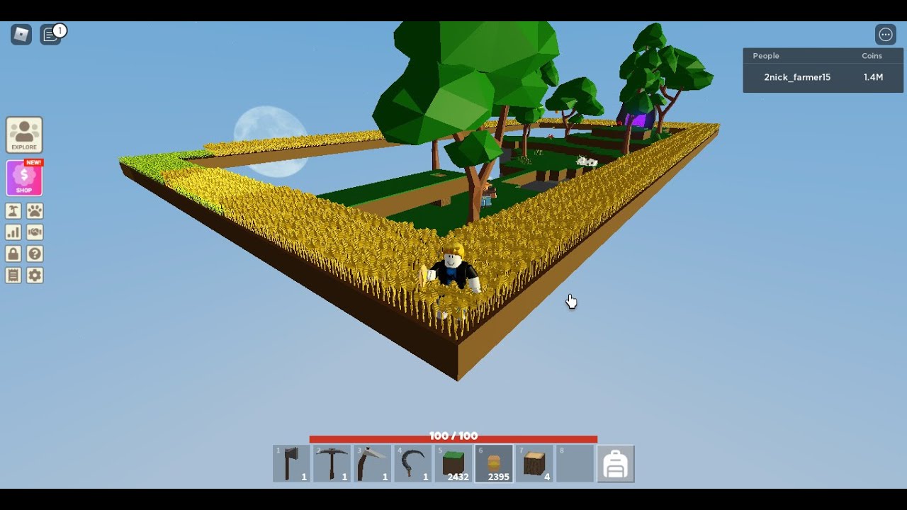 Wild Wheat Field! EP#1 (Play&Grind) in Roblox : Islands 🖼️ [ART MUSEUM ...