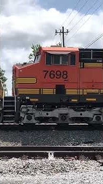 BNSF 7698 ES44DC And NS 4803 AC44C6M - YouTube