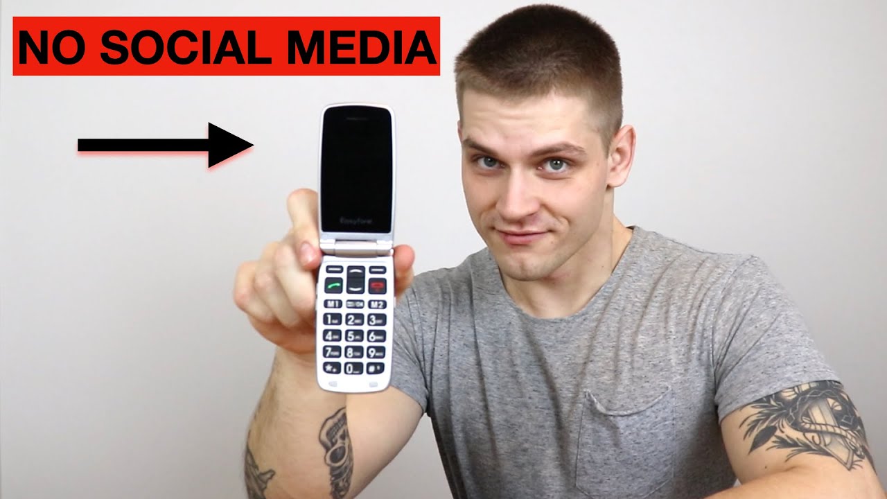 Using a flip phone for 30 days - (no social media challenge) - YouTube