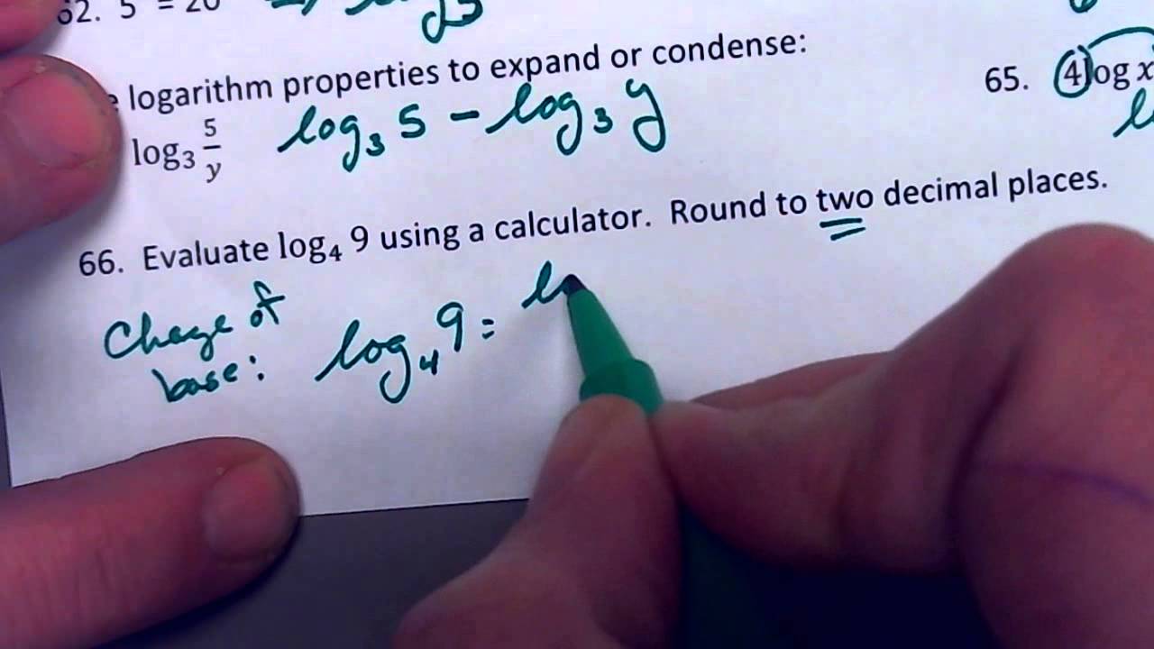 Algebra 2 review for semester 1 final exam #62 69 - YouTube