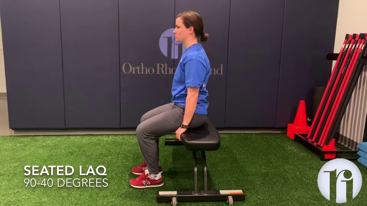 Seated Long Arch Quads(90-40 Degrees) - YouTube