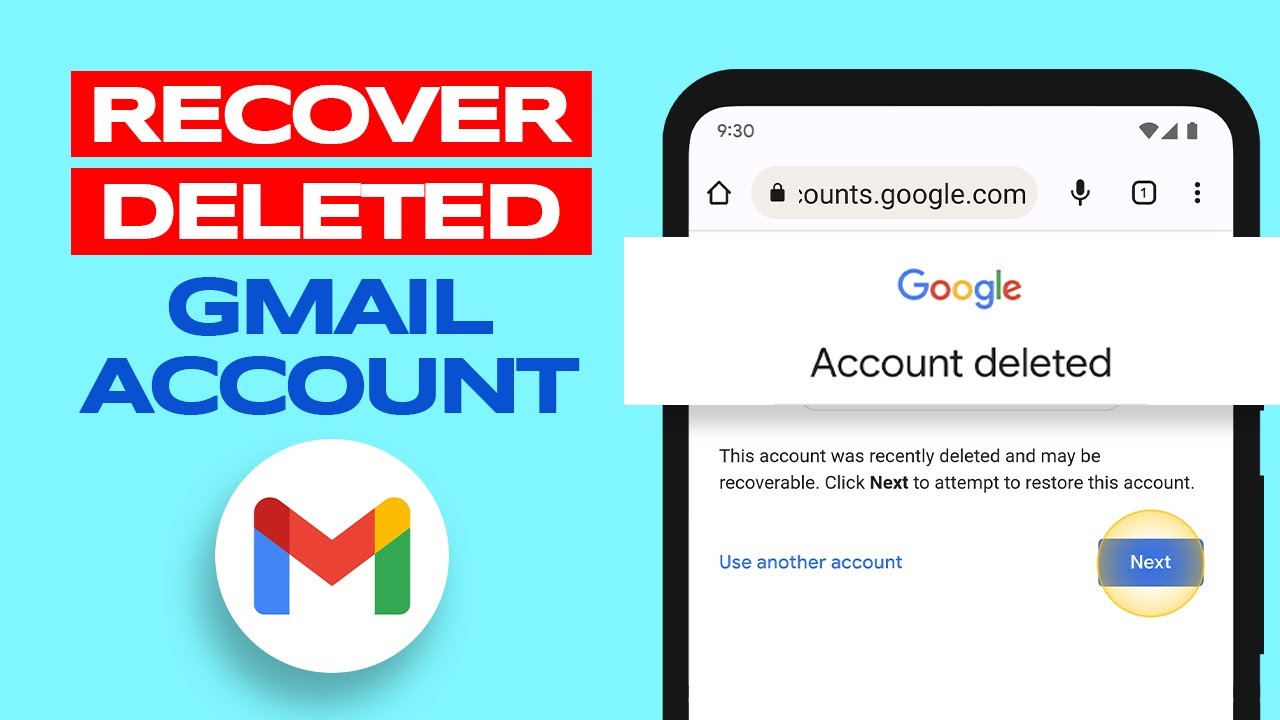 How I Recover My Deleted Gmail Account Permanently - YouTube