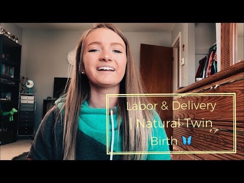 Natural Twin Birth at 18 | Labor & Delivery