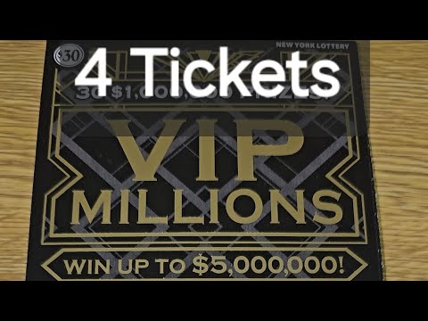 WINNER! VIP MILLIONS NYC NY Lottery Scratch Off Tickets - YouTube