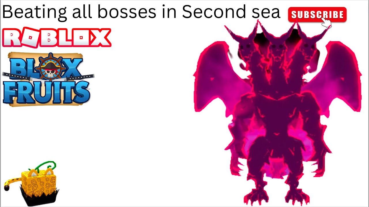 Beating all bosses in Second Sea! Roblox Blox Fruits - YouTube