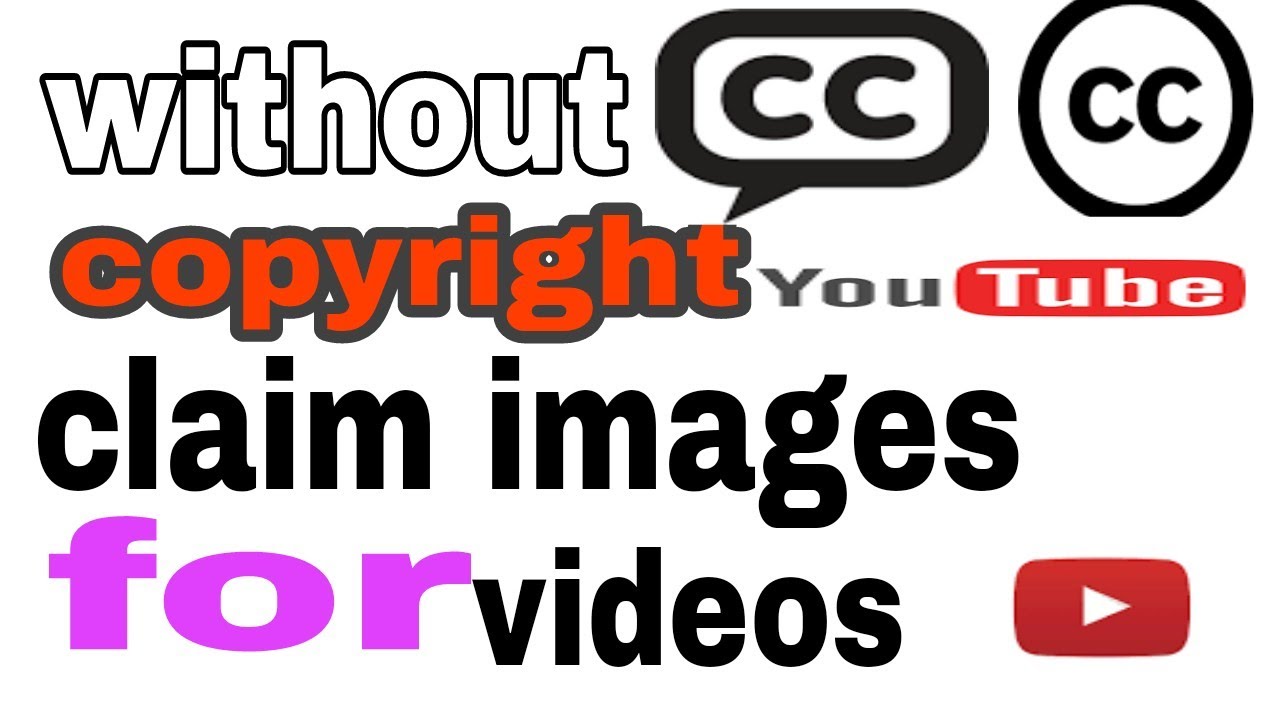 How to use images without copyright claim - YouTube