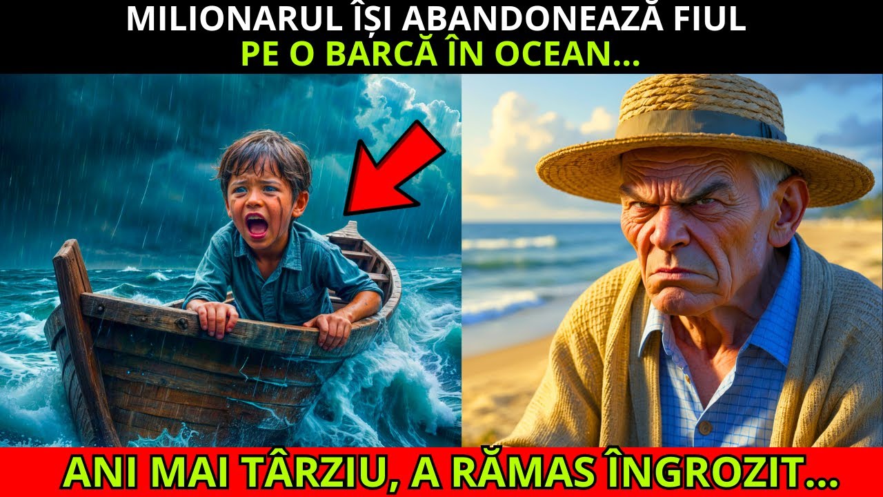 MILIONARUL ÎȘI ABANDONEAZĂ FIUL PE O BARCĂ ÎN OCEAN, ANI MAI TÂRZIU A ...
