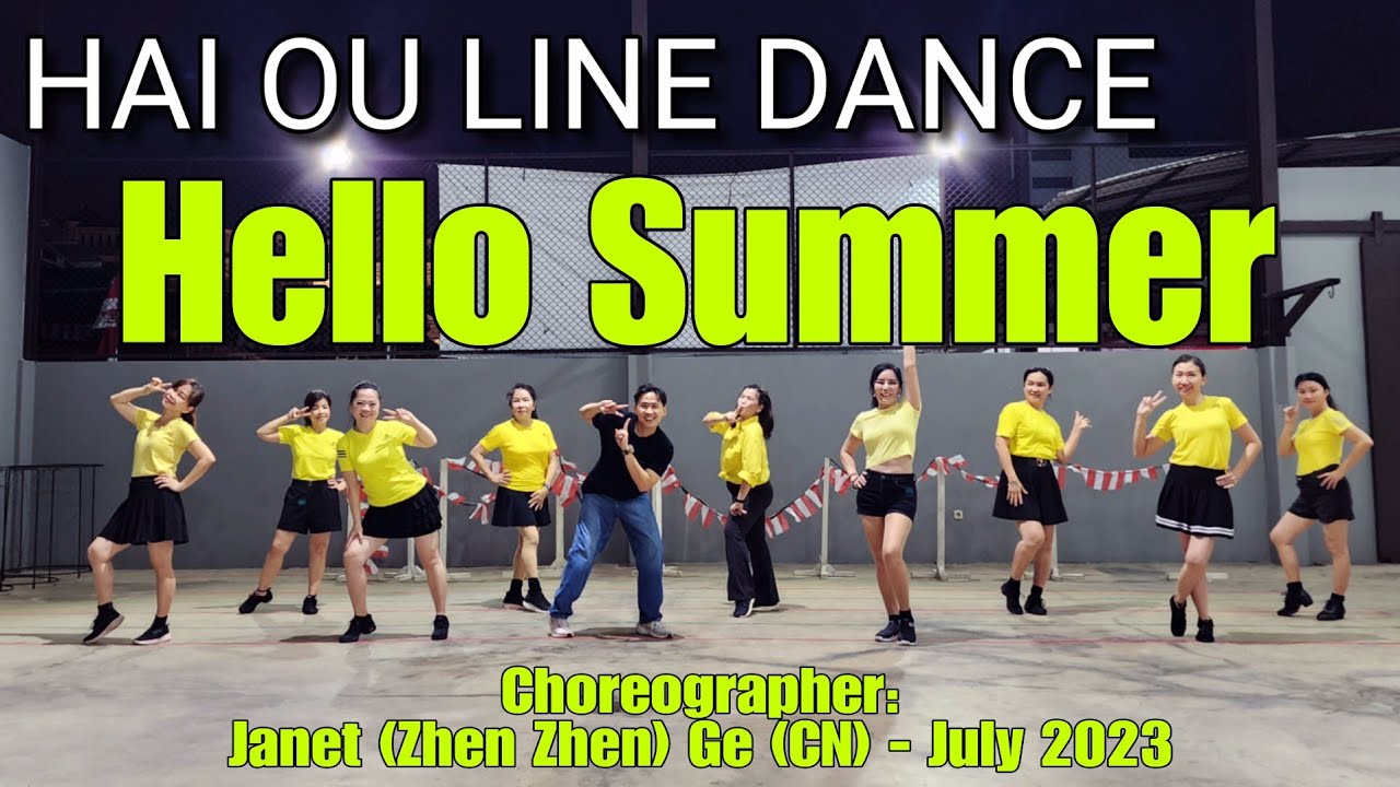 HOLD | Hello Summer | LINE DANCE | Improver | Janet (Zhen Zhen) Ge ...