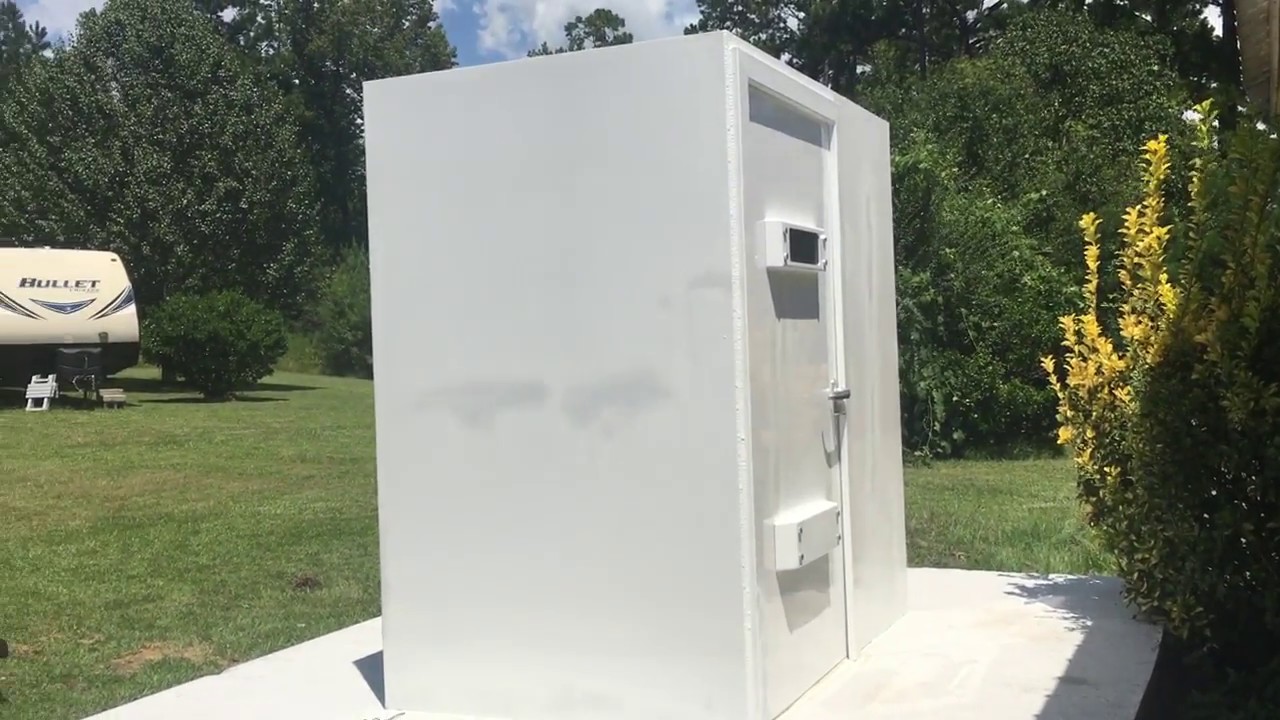 Outdoor safe room tornado shelter by Torshel. - YouTube