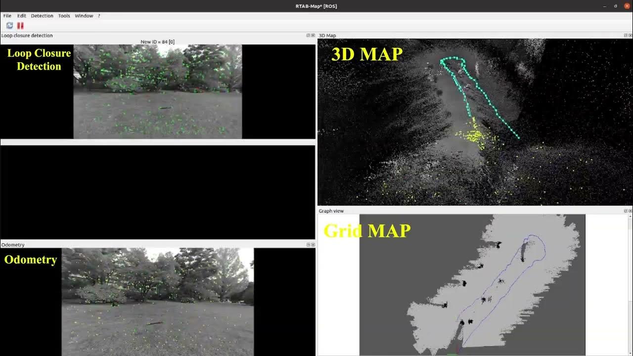 Robot Mapping using RTABMAP-SLAM - YouTube