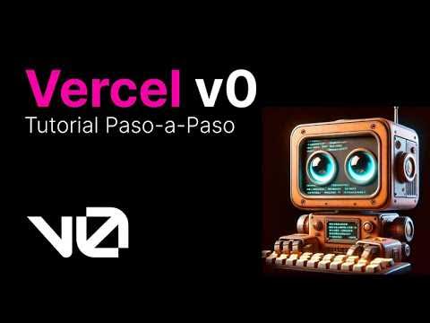 Tutorial V0 Vercel: Genera código UI con un solo prompt - YouTube