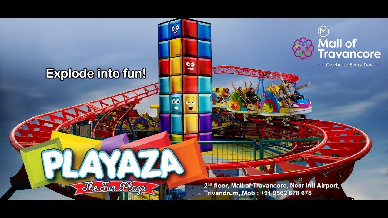 PLAYAZA - The Fun Plaza at Mall of Travancore - YouTube