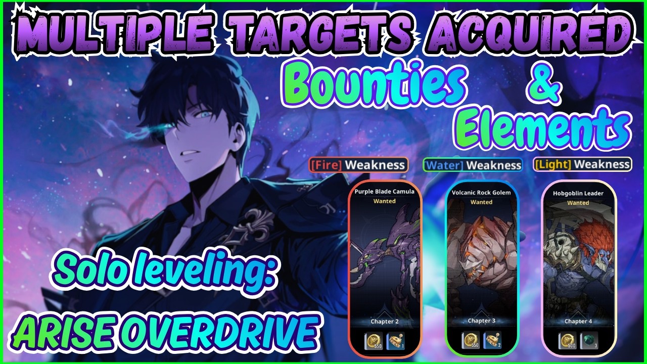 How Bounties And Elements Work Solo Leveling - YouTube