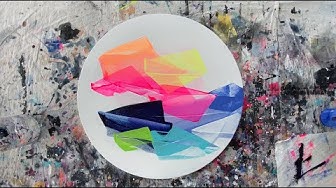Abstract Painting Techniques using Acrylics (Timelapsed Demonstration ...