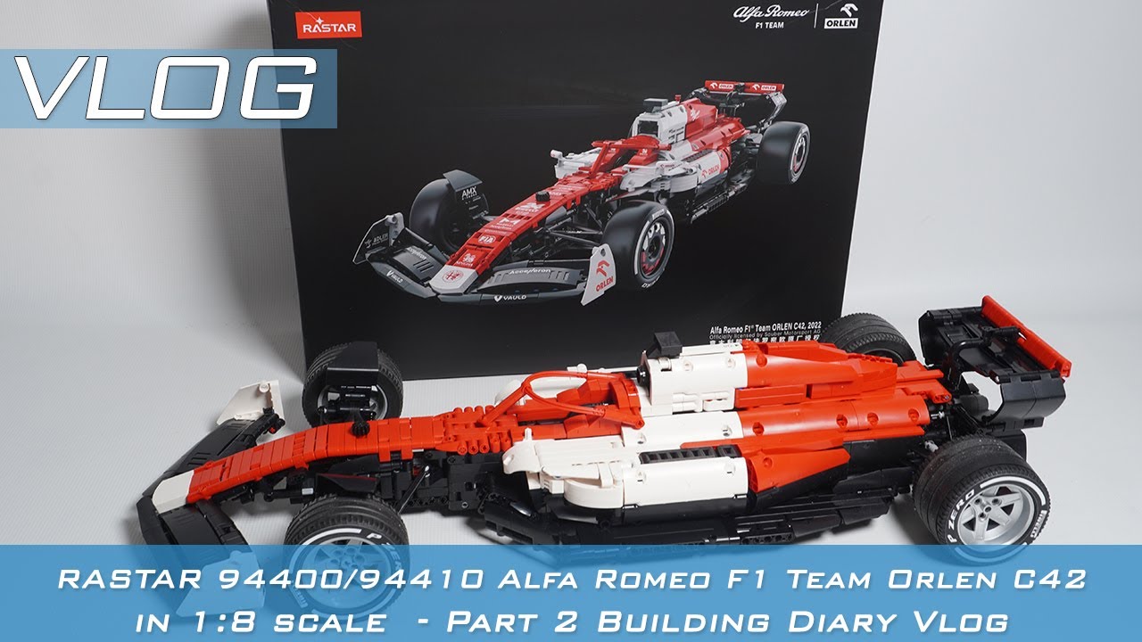RASTAR 94400/94410 Alfa Romeo F1 Team Orlen C42 in 1:8 scale - Part 2 ...