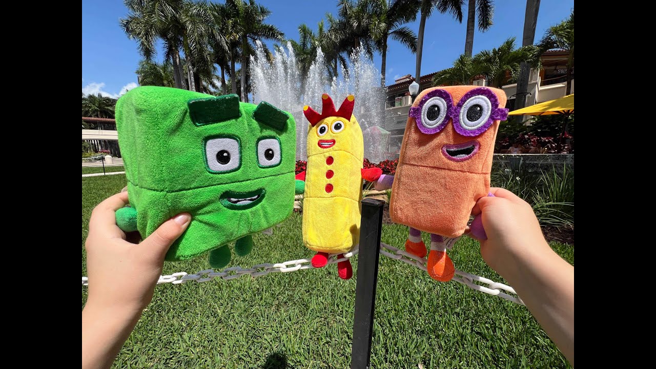 NEW! Numberblocks find a Fountain Park! - YouTube