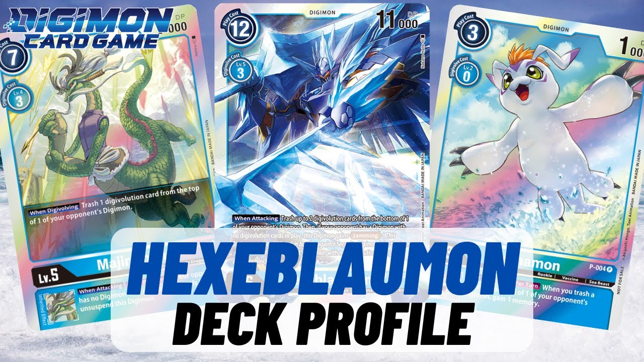 Digimon Card Game Hexeblaumon Deck Profile - YouTube