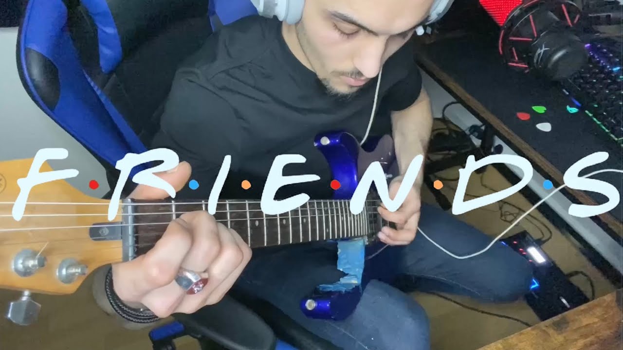 FRIENDS INTRO COVERED #friends #guitar - YouTube