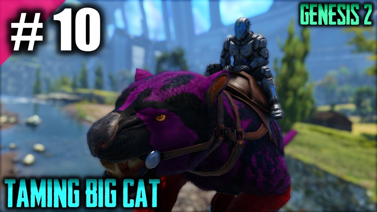 Taming Big Cat | Ark - Genesis 2 | Majaako Gaming | EP # 10 | Tamil ...