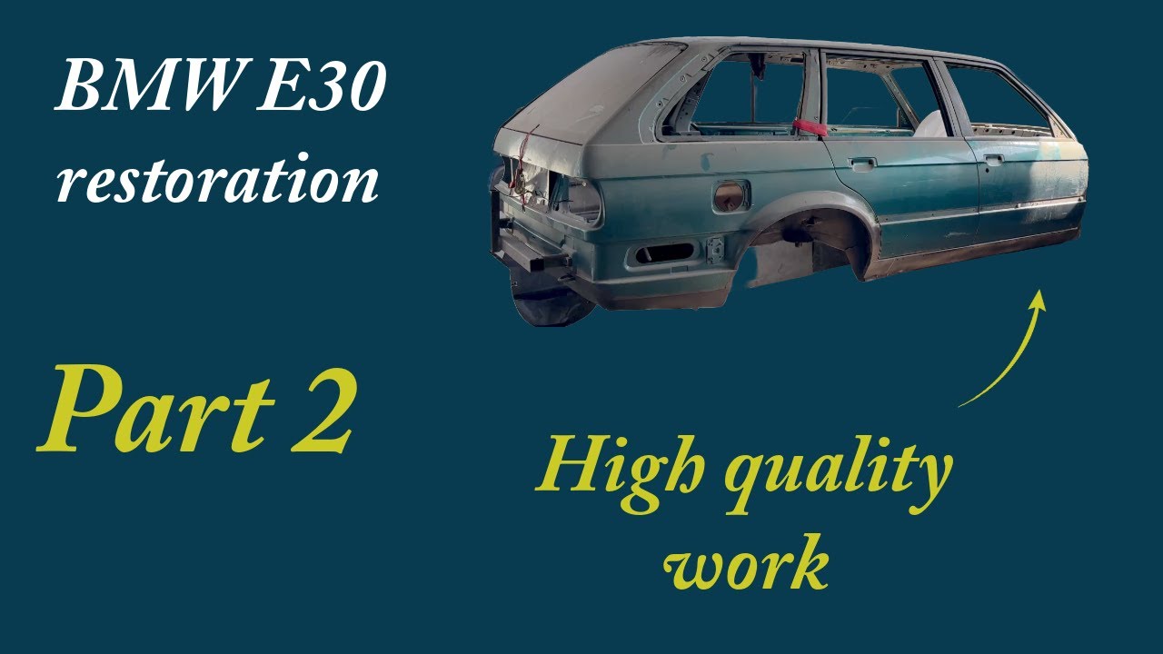 BMW E30 restoration series - PART 2 - parts preparation - YouTube