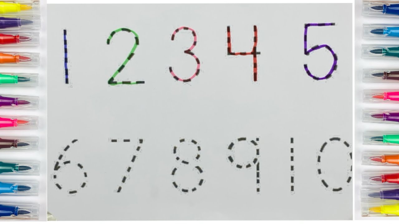 1 to 10 counting | Basic counting 0 to 10 | preschool education for ...