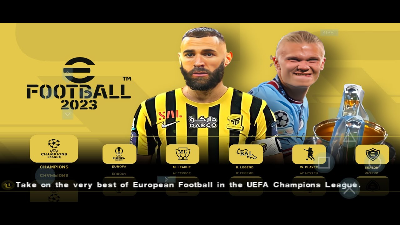 Efootball pes 23 _ 24 , update graphic menu, kit , transfer summer ...