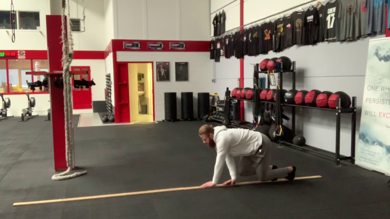 Balance Beam Forward Bear Crawl-AEXEL - YouTube