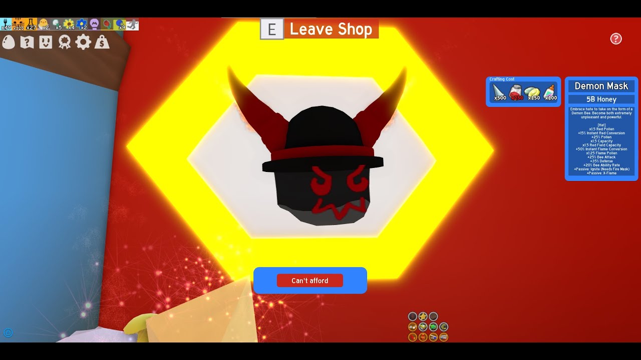 Farming for Demon mask In BSS - YouTube