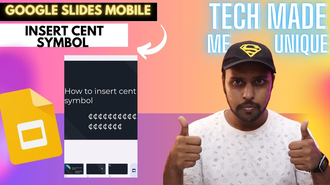 How to insert cent symbol in Google slides mobile | how to add cent ...