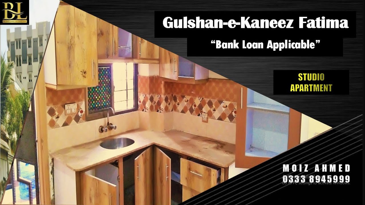 Kaneez Fatima Bank Loan Applicable Studio Apartment One Bedroom Lounge ...