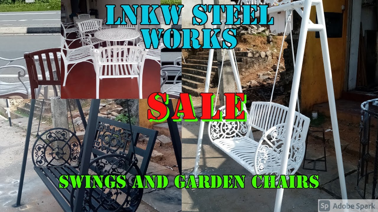 LNKW Steel Works | onchilla {swing} | Garden chair set - YouTube