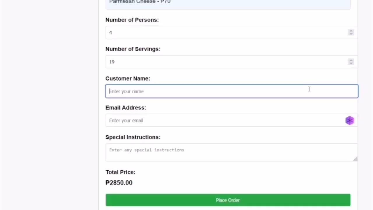 Recipe Selector: Essence of HTML Form Control - YouTube