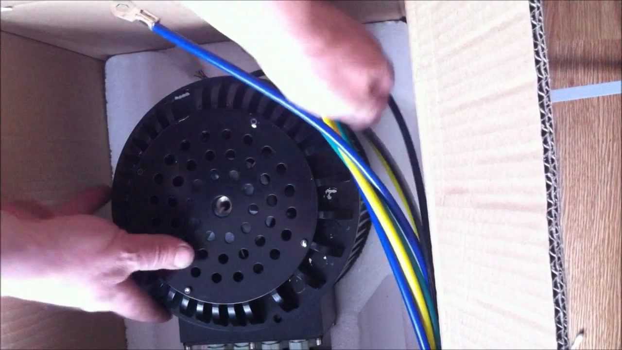 10KW BLDC Golden Motor - YouTube