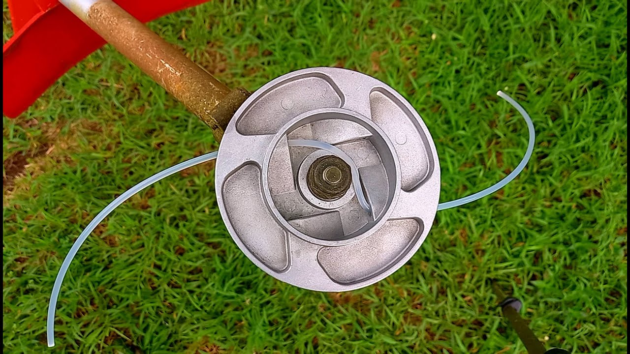 HOW TO CUT WET & THICK GRASSES USING ORDINARY NYLON LINES - YouTube